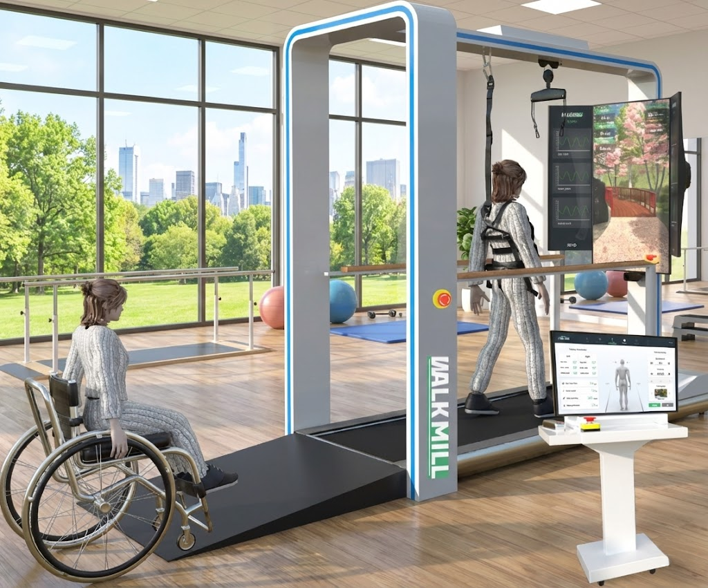 가상 현실 기반 중증 환자 보행 훈련 시스템 Walk-Mill
